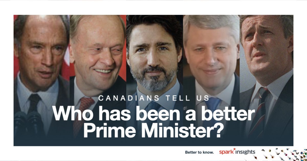 spark* | Trudeau trails Harper, Mulroney, Chretien, and Pierre…